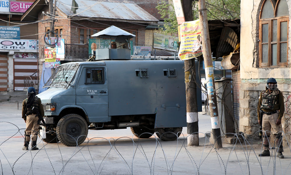 Kashmiri militant Sameer Tiger poses with an American M4 rifle, picture ...